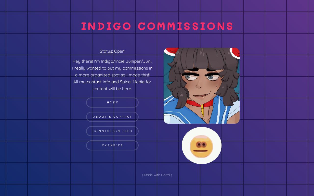 Indigos Commissions
